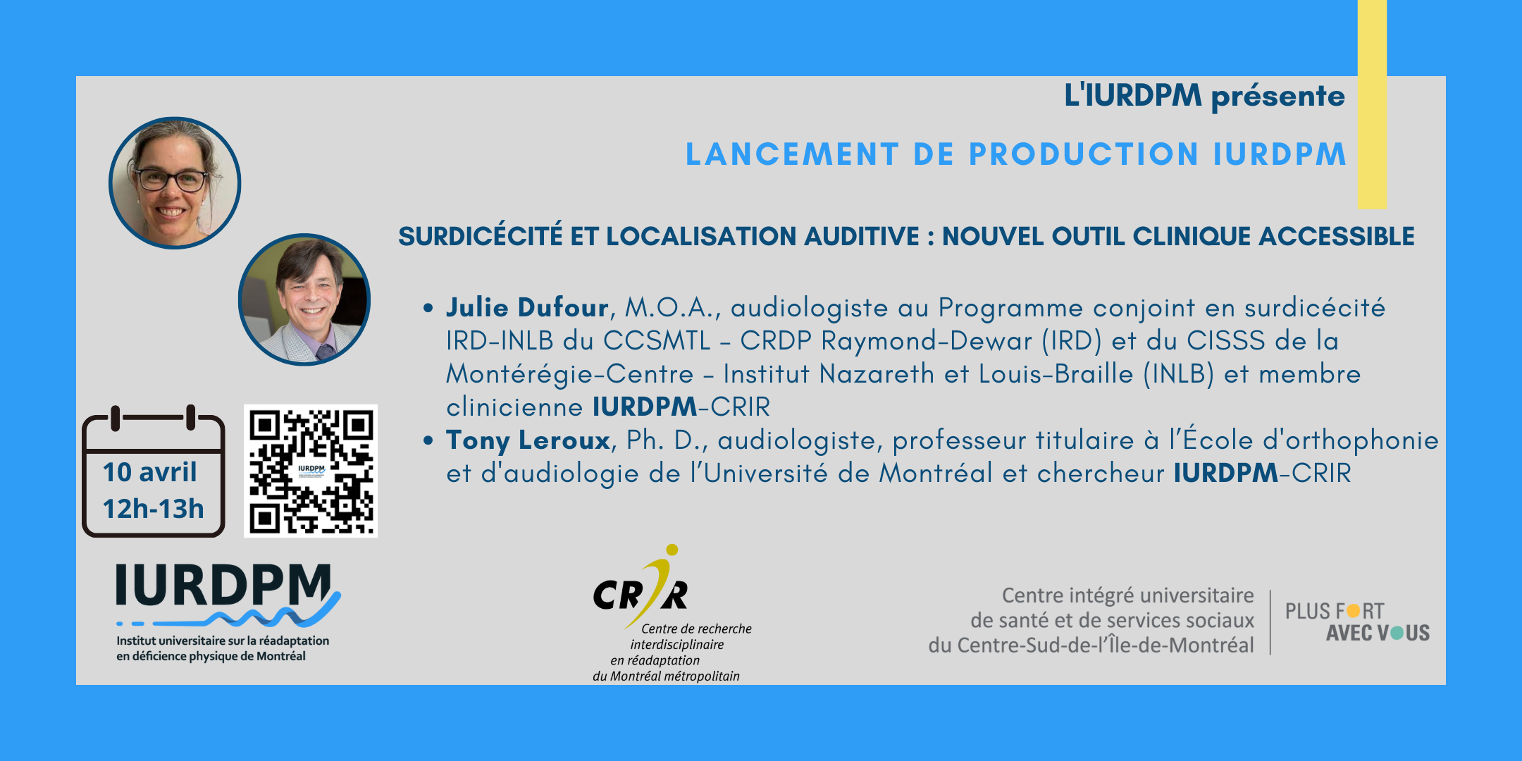 Surdicécité Et Localisation Auditive Nouvel Outil Clinique Disponible